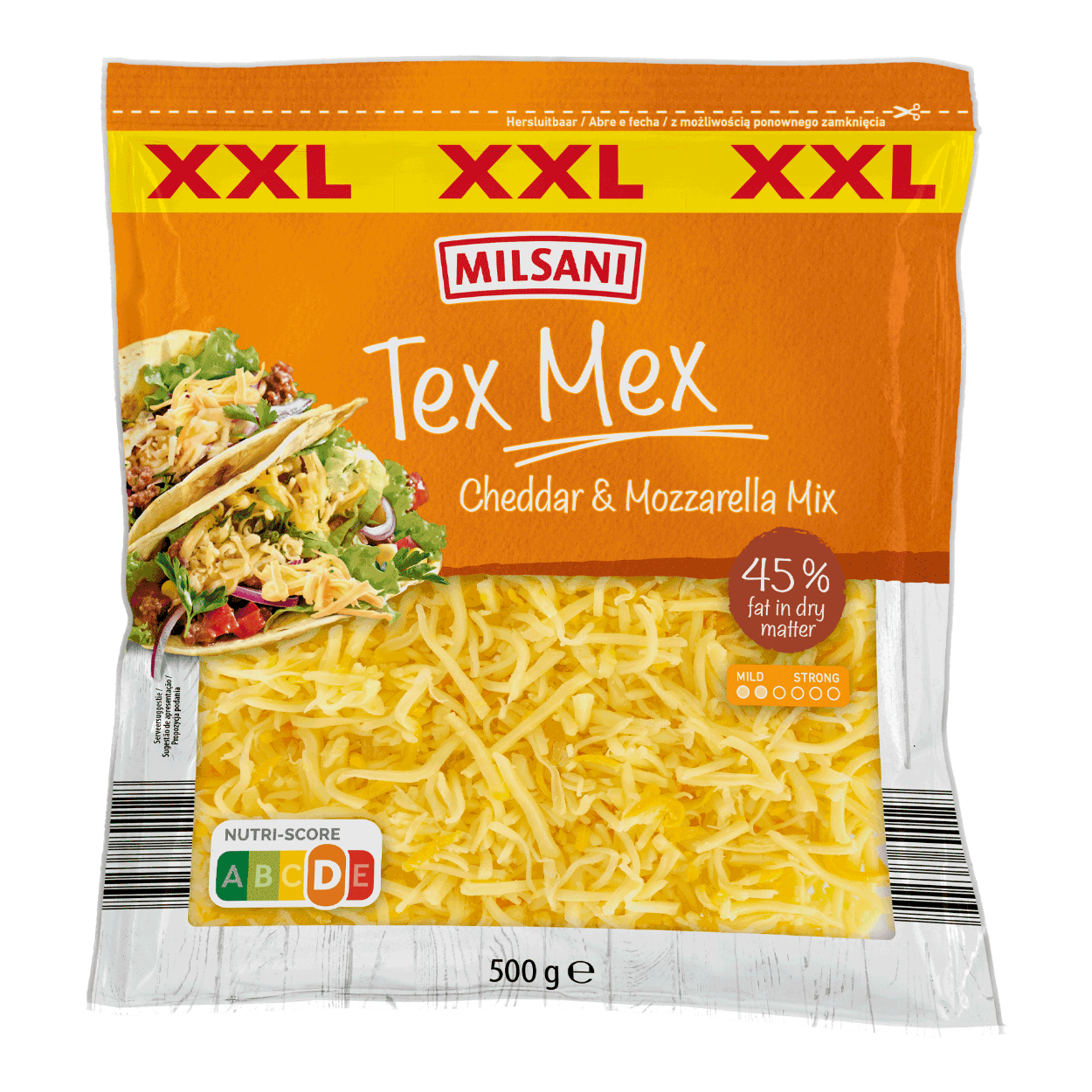 Fromage râpé Tex Mex MILSANI® bon marché chez ALDI