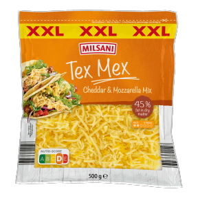 Geraspte kaas Tex Mex MILSANI® kopen bij ALDI België