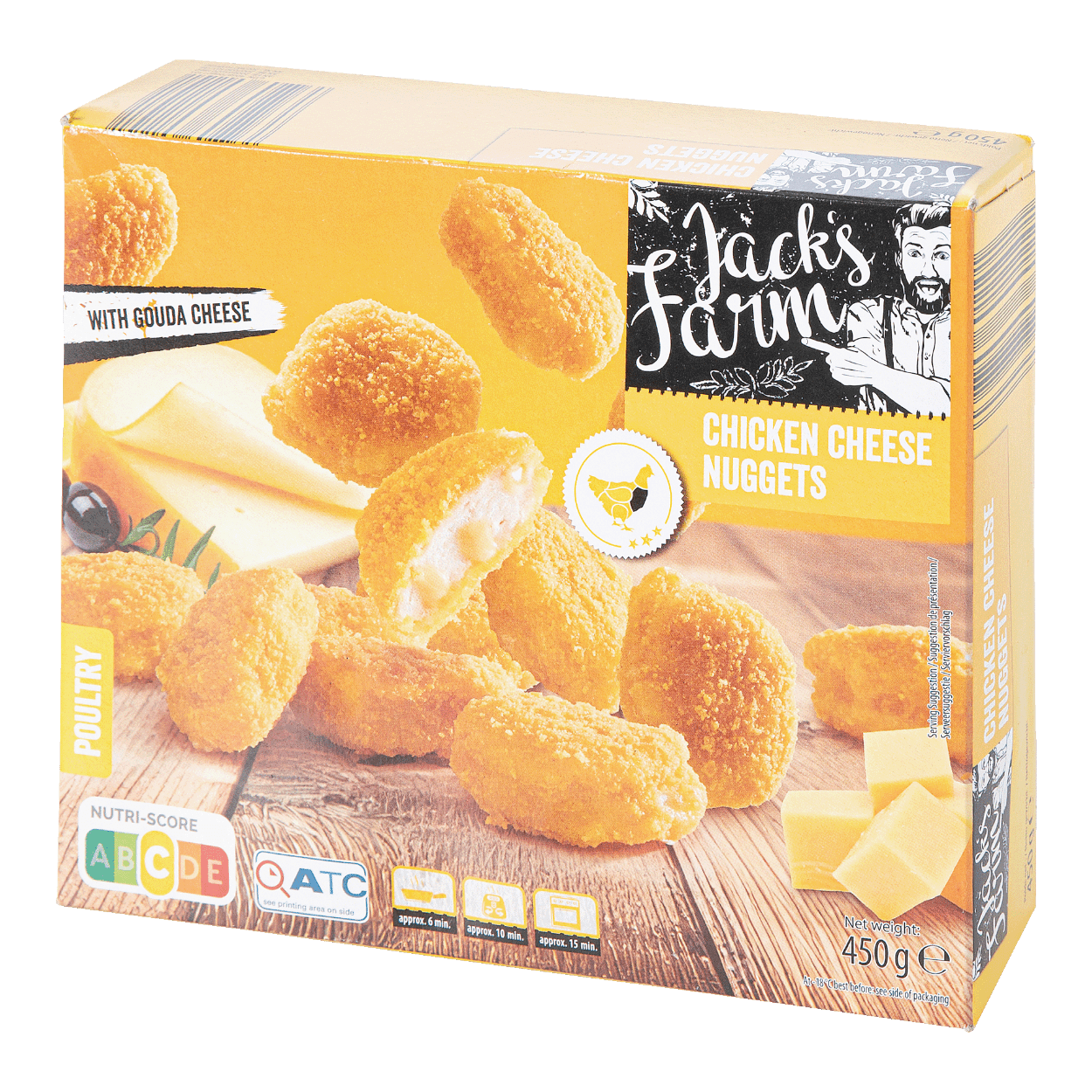 Nuggets de poulet au fromage JACK'S FARM® bon marché chez ALDI