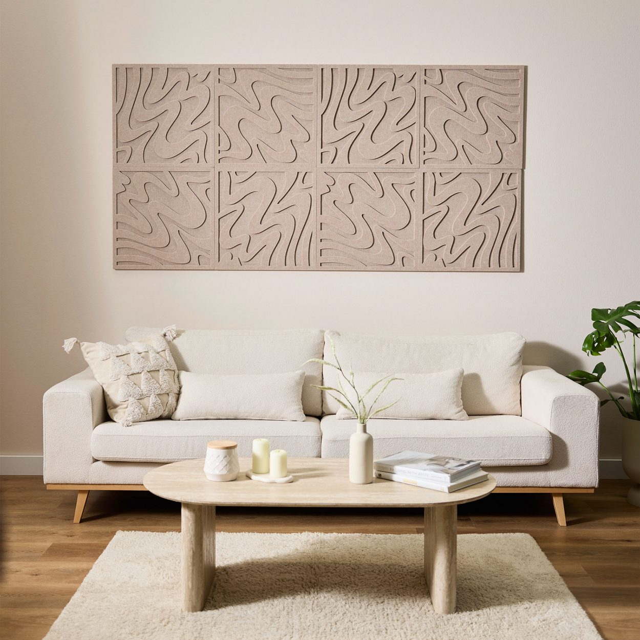 Filz-Wandpaneele, 2 St. HOME CREATION® günstig bei ALDI
