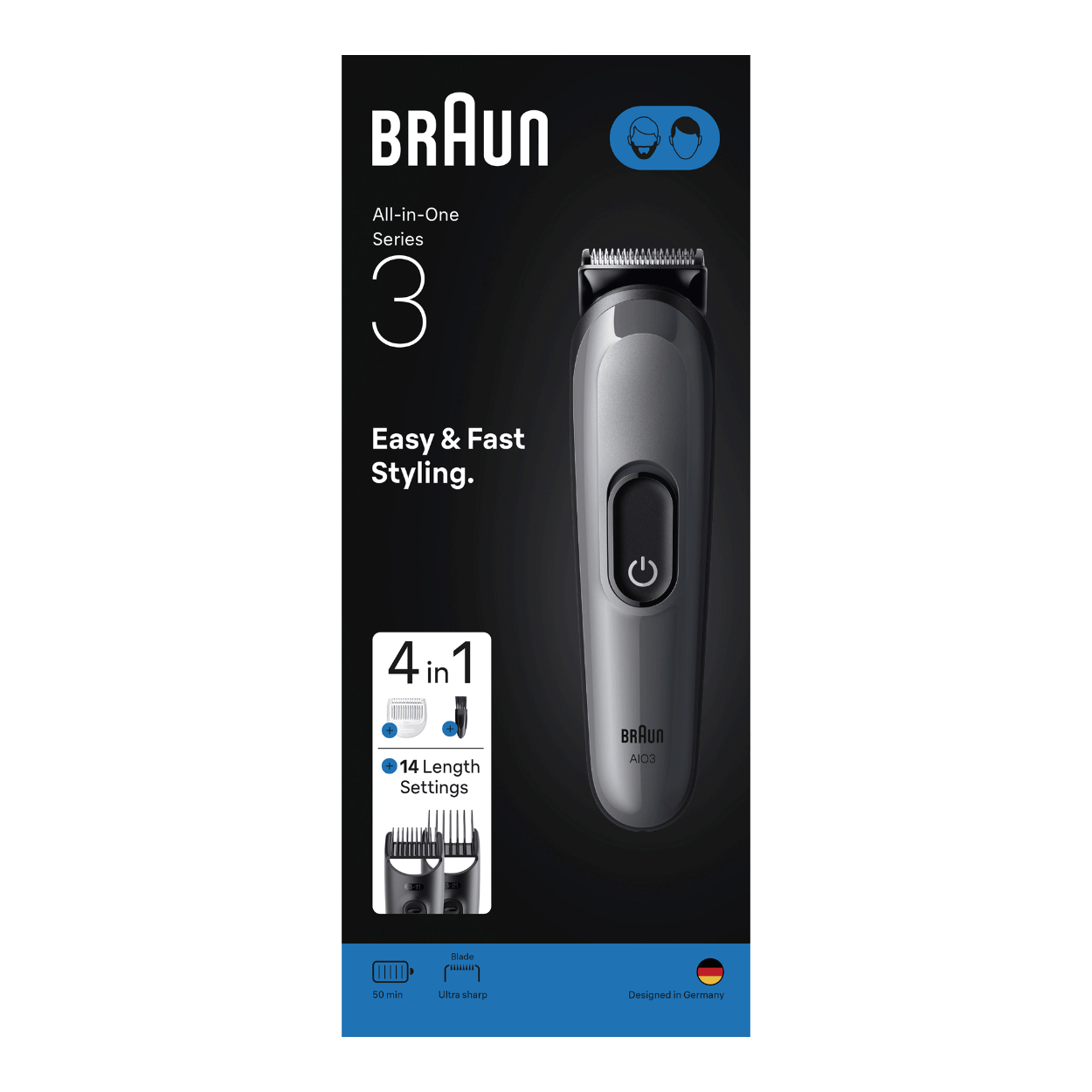 Kit multisoin 4 en 1 BRAUN® AIO3 5513 bon marché chez ALDI