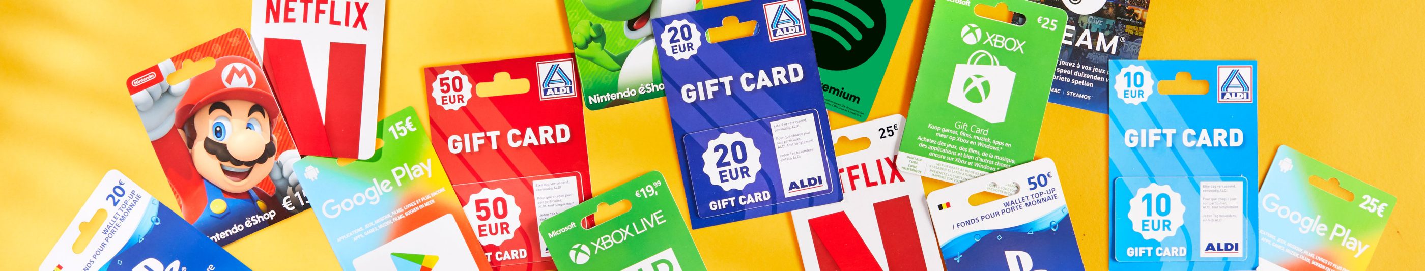 Cadeaubonnen en herlaadkaarten | ALDI België