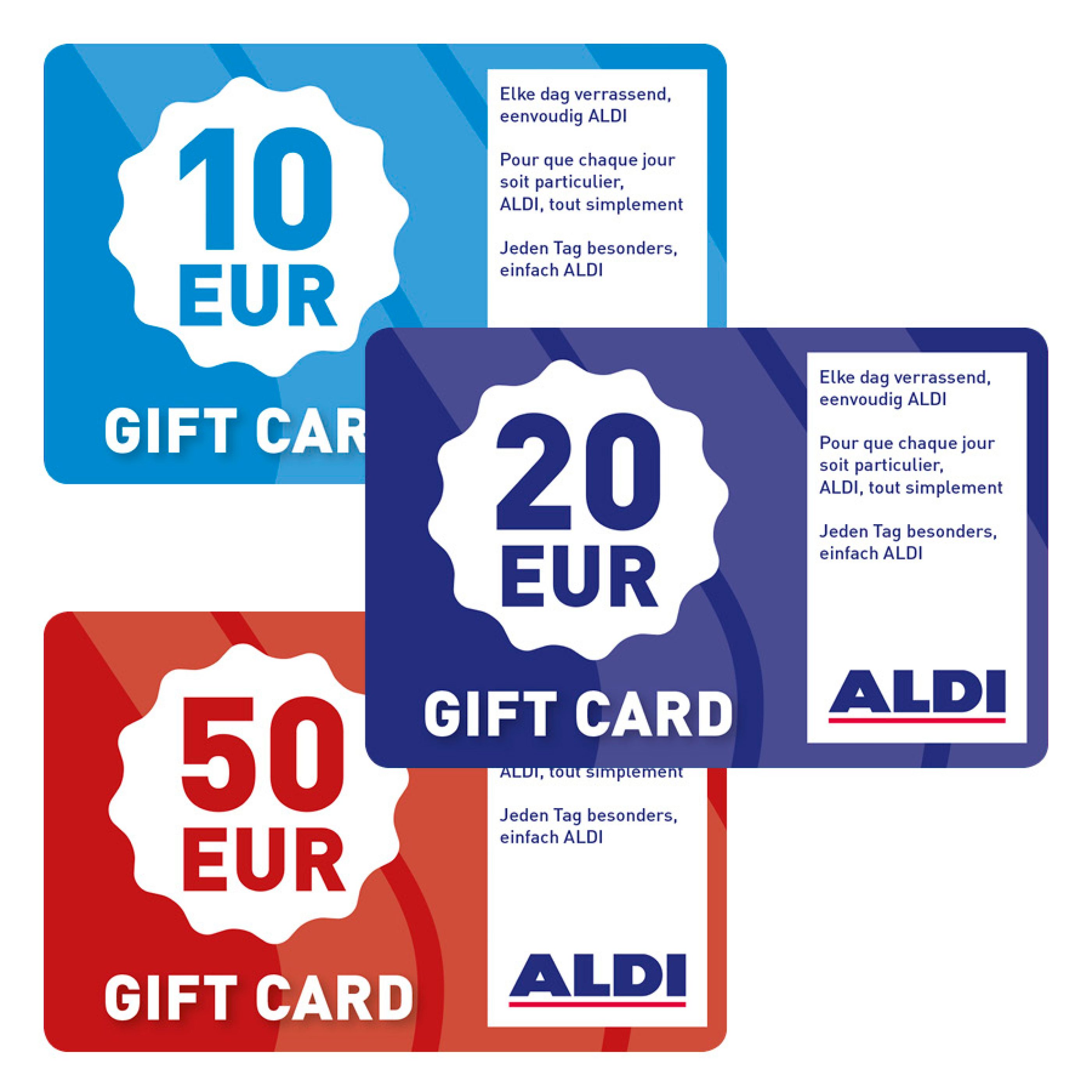 Cadeaubonnen en herlaadkaarten | ALDI België