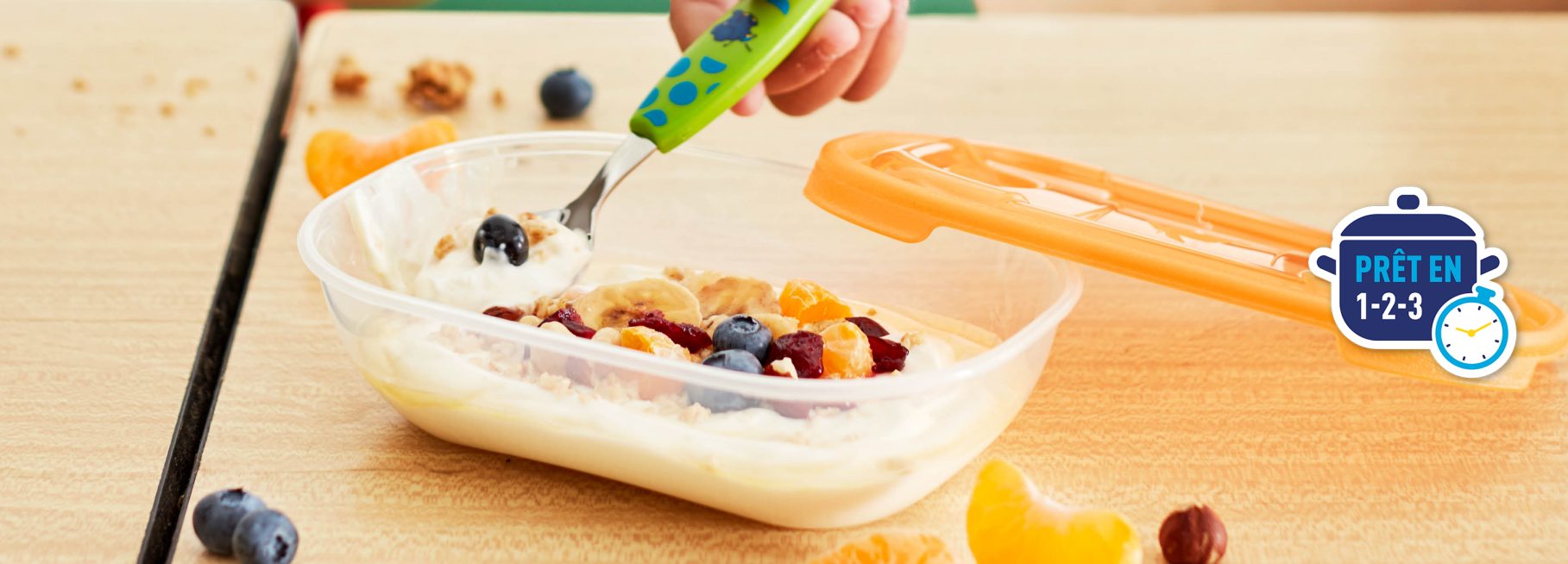 Parfait aux fruits et au yaourt