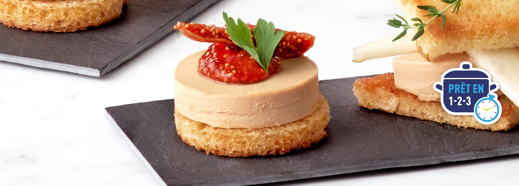 Toast au foie fin et à la confiture de figues