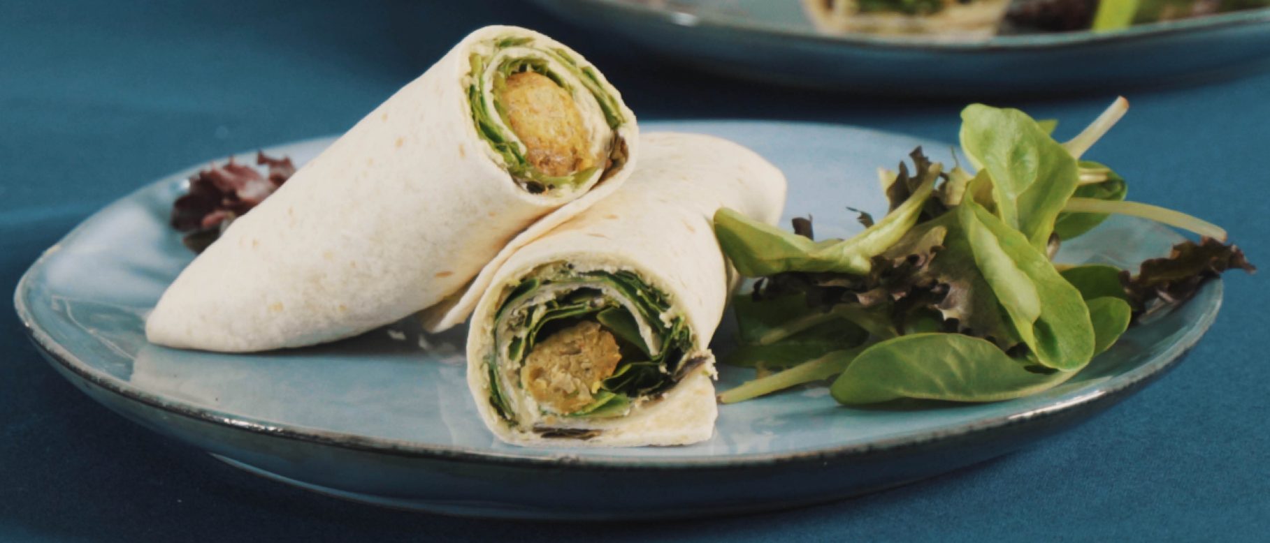 Snelle wraps met frisse falafelballetjes