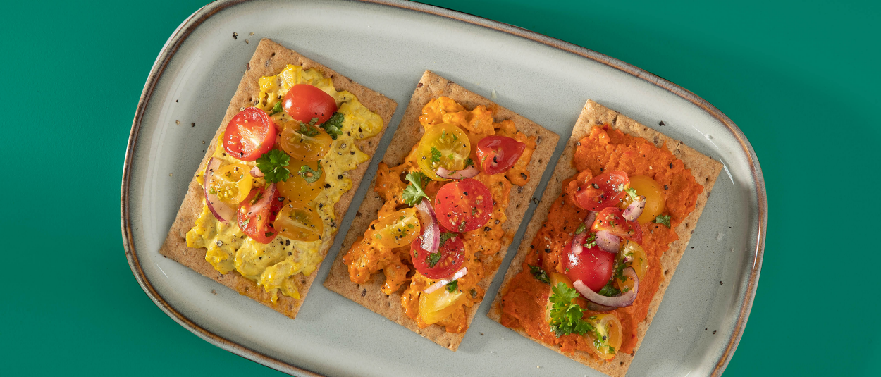 Vegan en veggie toastjes