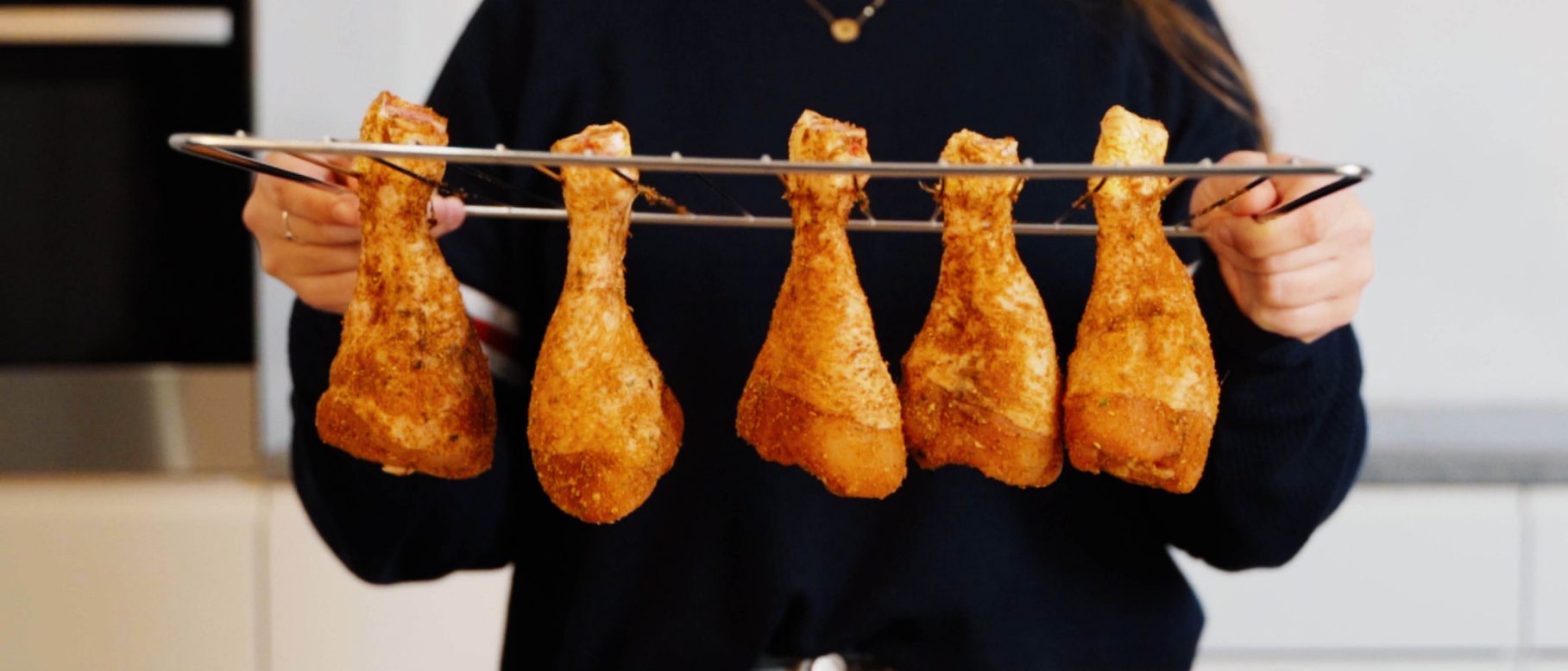 Kippenboutjes in de oven