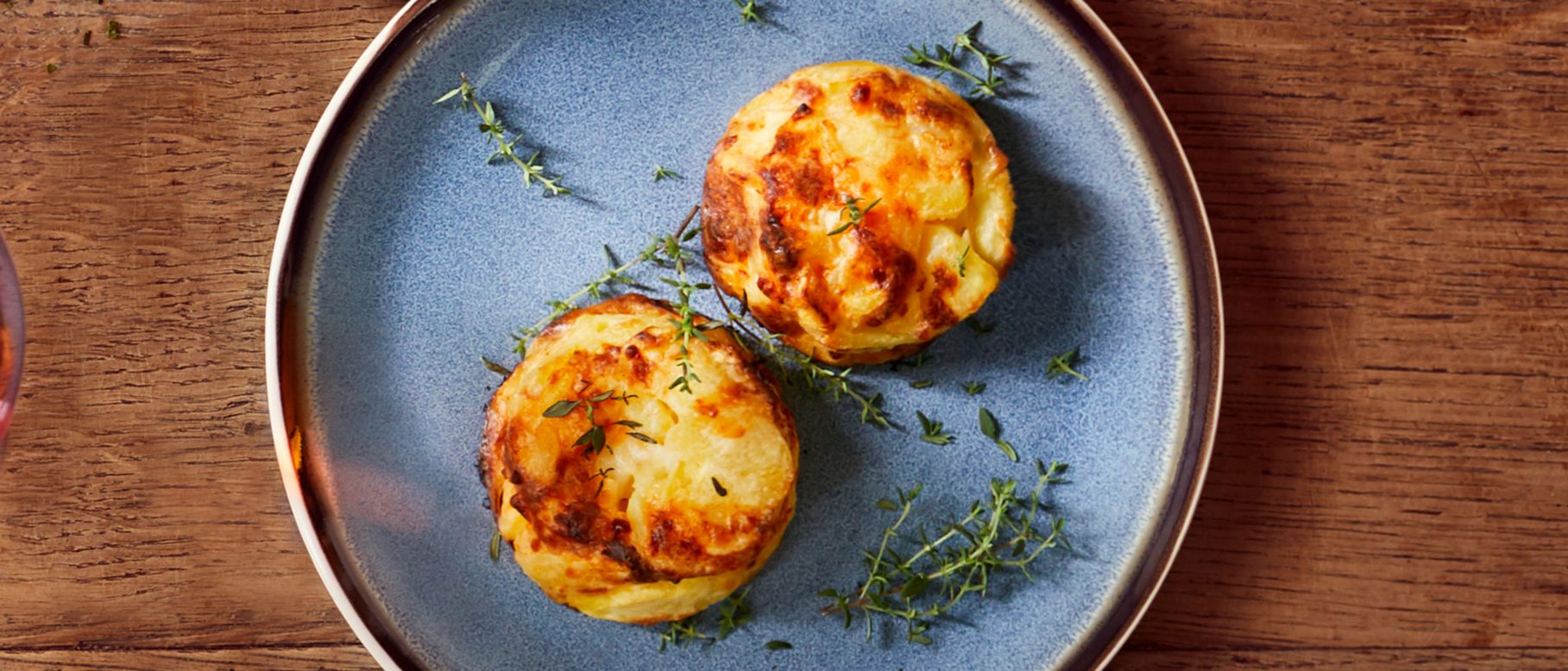 Minigratins met verse tijm