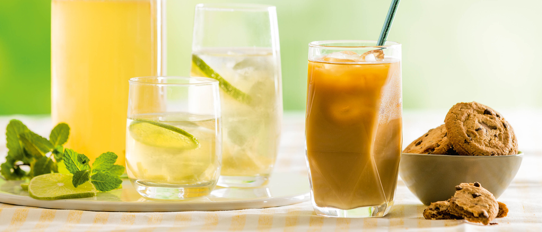 Homemade ice tea & ice coffee