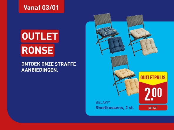 Outlet: sterk verlaagde prijzen | ALDI België