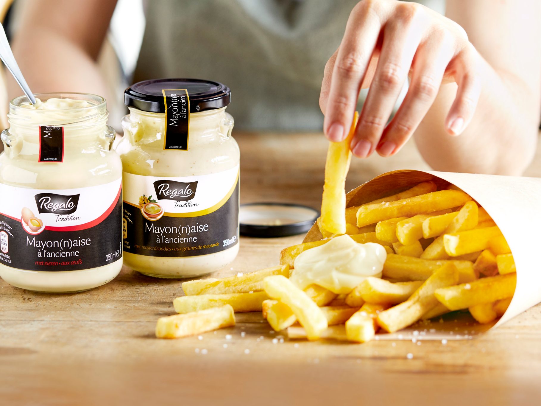 Frites et snacks de friture d'ALDI Belgique